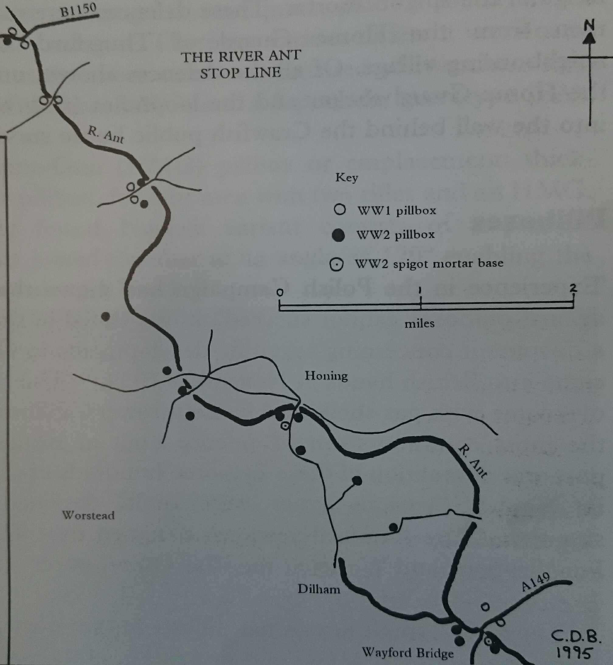 World War 2, the defences of North Walsham
